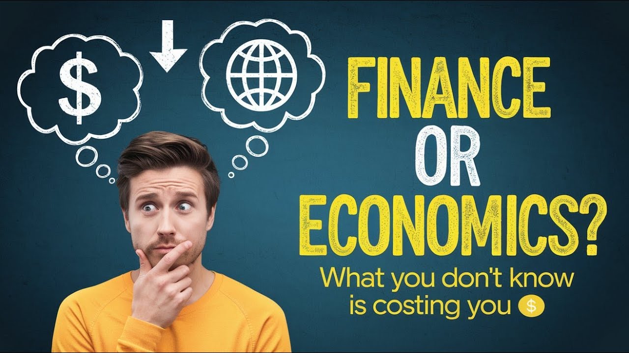Finance vs. Economics. Which One Controls Your Money? - YouTube
