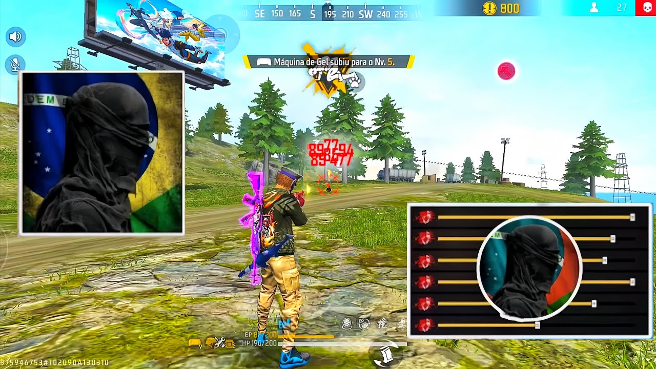 SENSIBILIDADE ATUALIZADA DO SADX FF DEPOIS DA ATUALIZAÇÃO! a MELHOR ...