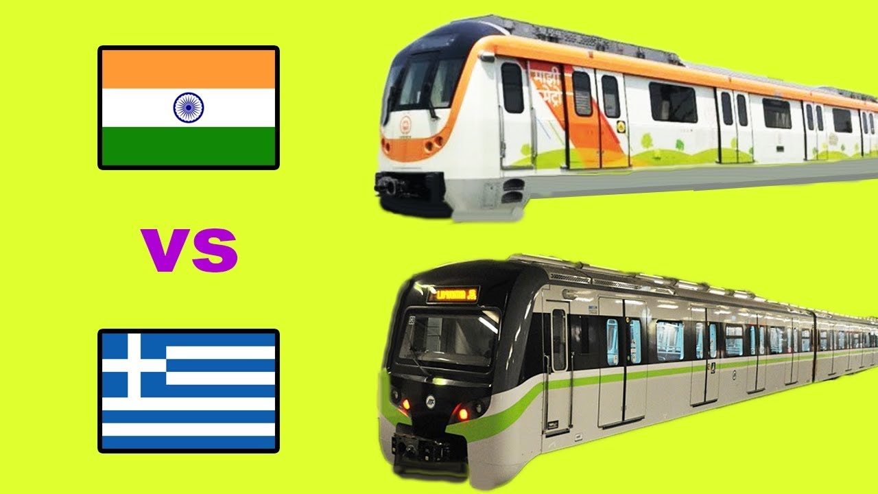 India vs Greece | Rail Comparison (2019) - YouTube