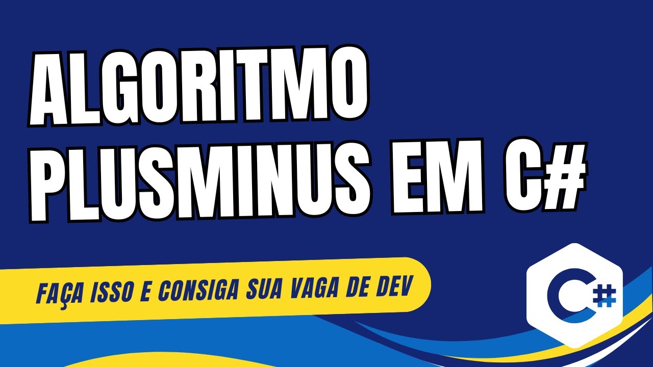ANÁLISE DE ALGORITMO PLUSMINUS EM c# NO HACKERRANK - YouTube