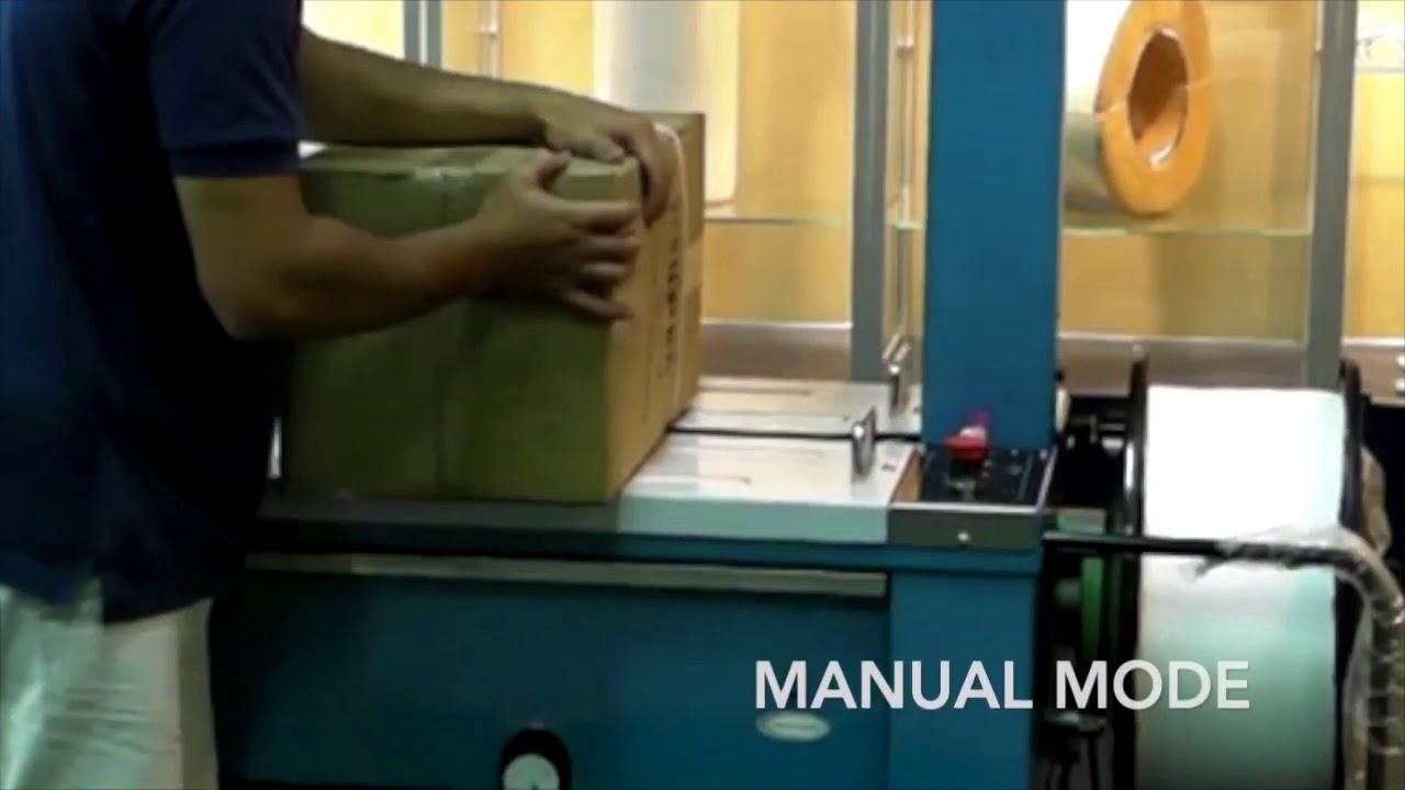 Transpack TP 6000 Automatic Strapping Machine - YouTube