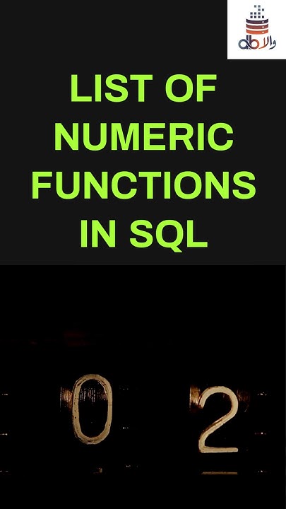 List Of Numeric Functions In Sql Sql Numeric Functions Sql Functions Database Sql Dbwala
