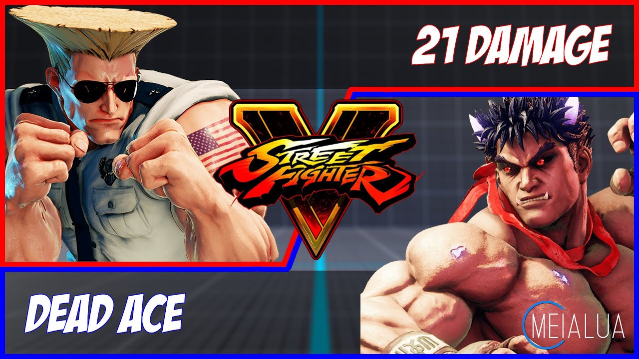 SFV CE - 21 Damage(GUILE) VS Dead Ace(KAGE) 🌘 MeiaLua 🌘 - YouTube