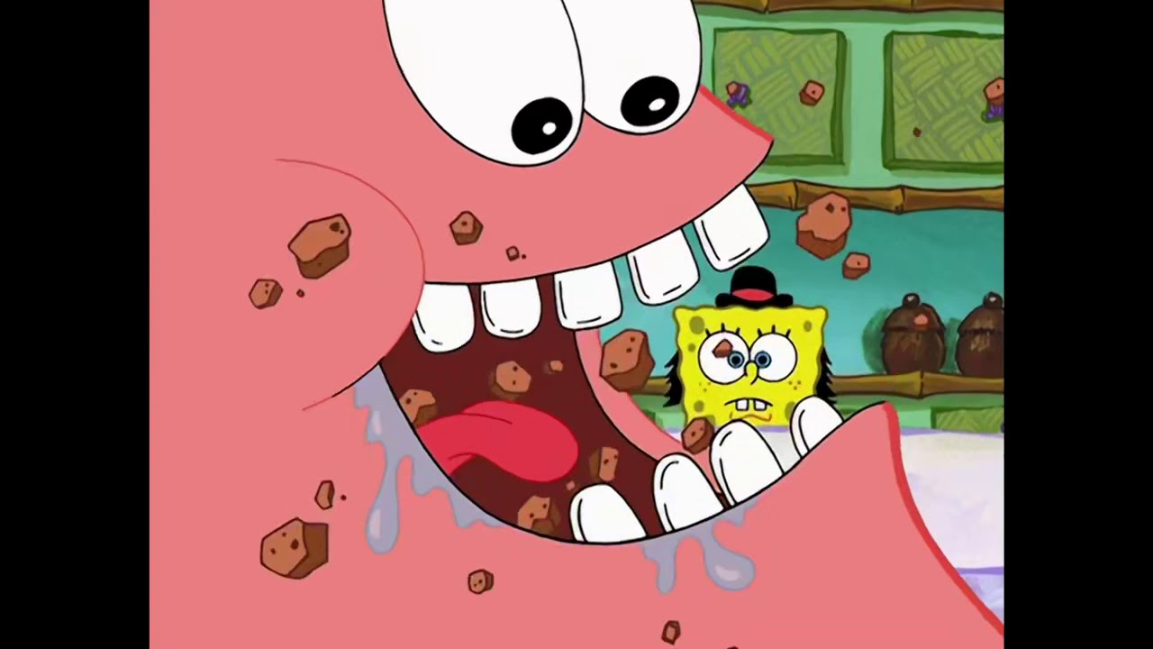 Patrick Star Eating Cookies