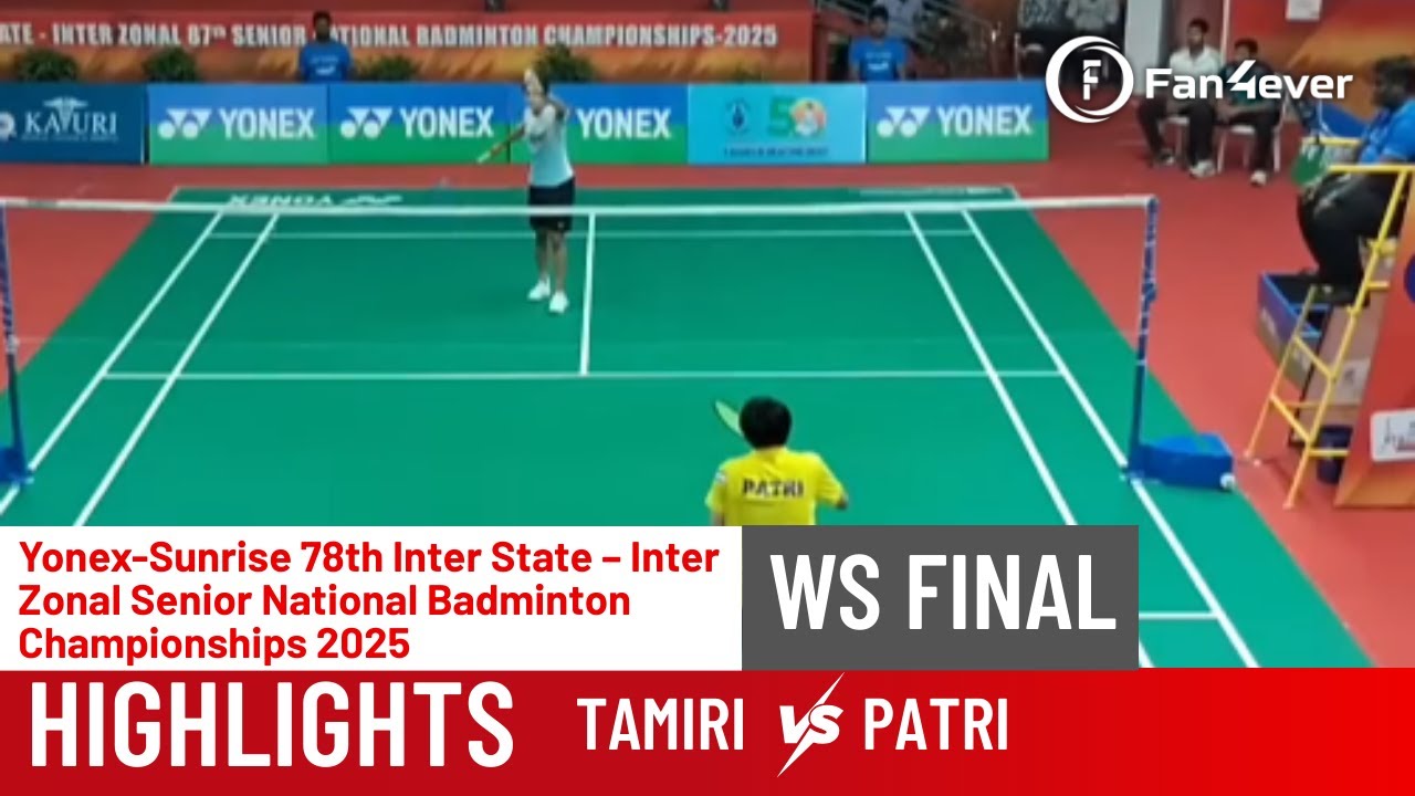 Surya Charishma TAMIRI VS Tanvi PATRI | WS FINAL | Senior National ...