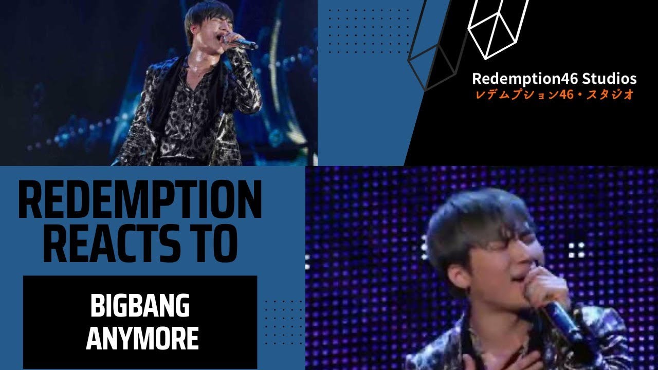 BIGBANG Daesung Anymore (JAPAN DOME TOUR 2017) (Redemption Reacts ...