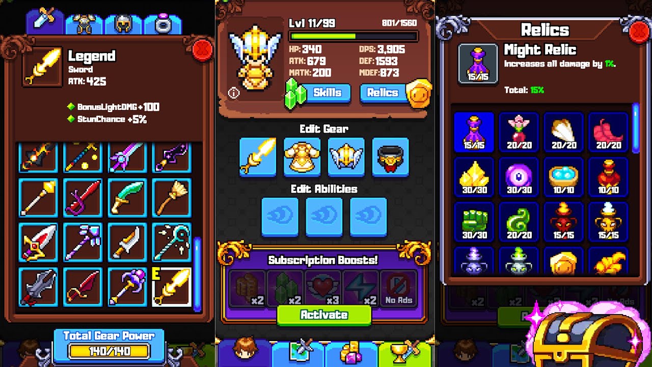 Dash Quest 2 Max Gear and Relics - YouTube