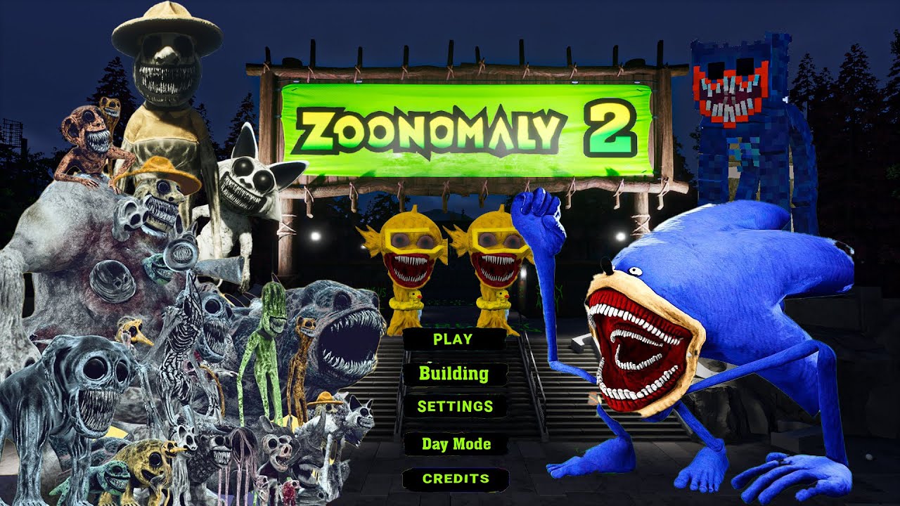 Zoonomaly 2 Full Game | Sonic the Hedgehog, Catnap, Sprunki and the ...