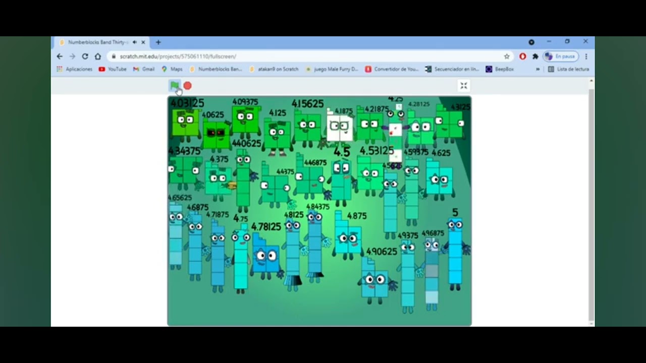 numberblock band 4.03125 - 5 - YouTube