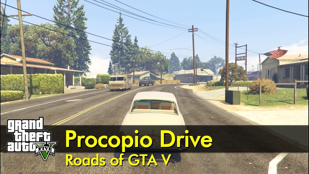 Procopio Drive | Roads of GTA V | The GTA V Tourist - YouTube