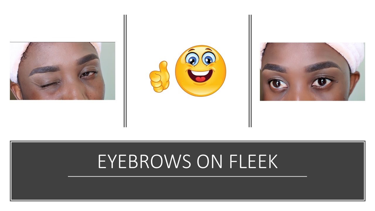 EYEBROW TUTORIAL || FLEEKY EYEBROWS - YouTube