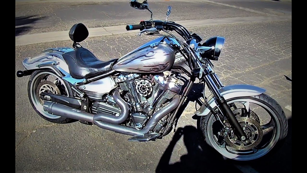 Yamaha Raider at my shop! Listen to this wicked 1900 cc motorcycle! A ...