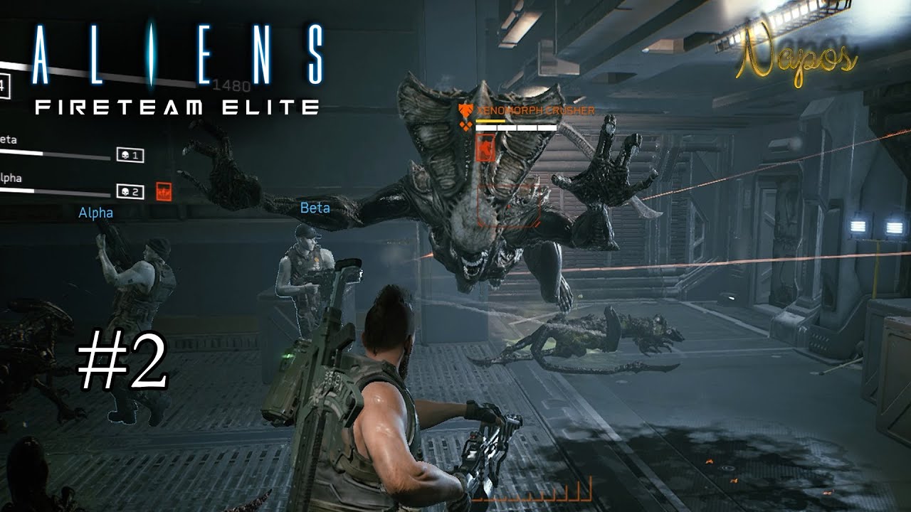 This time a Crusher sees me as lunch 😅 | Aliens: Fireteam Elite Horde ...