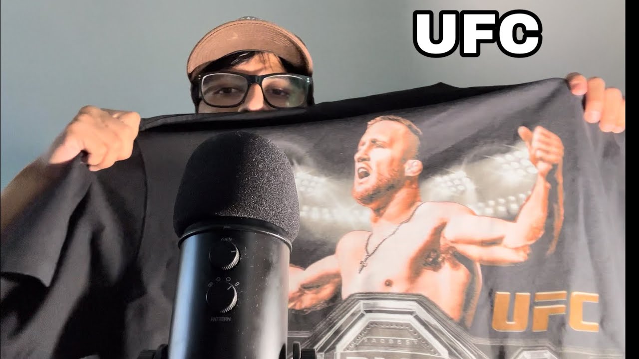 ASMR 💤 😴 UFC SHIRTS HAUL 🔥 - YouTube