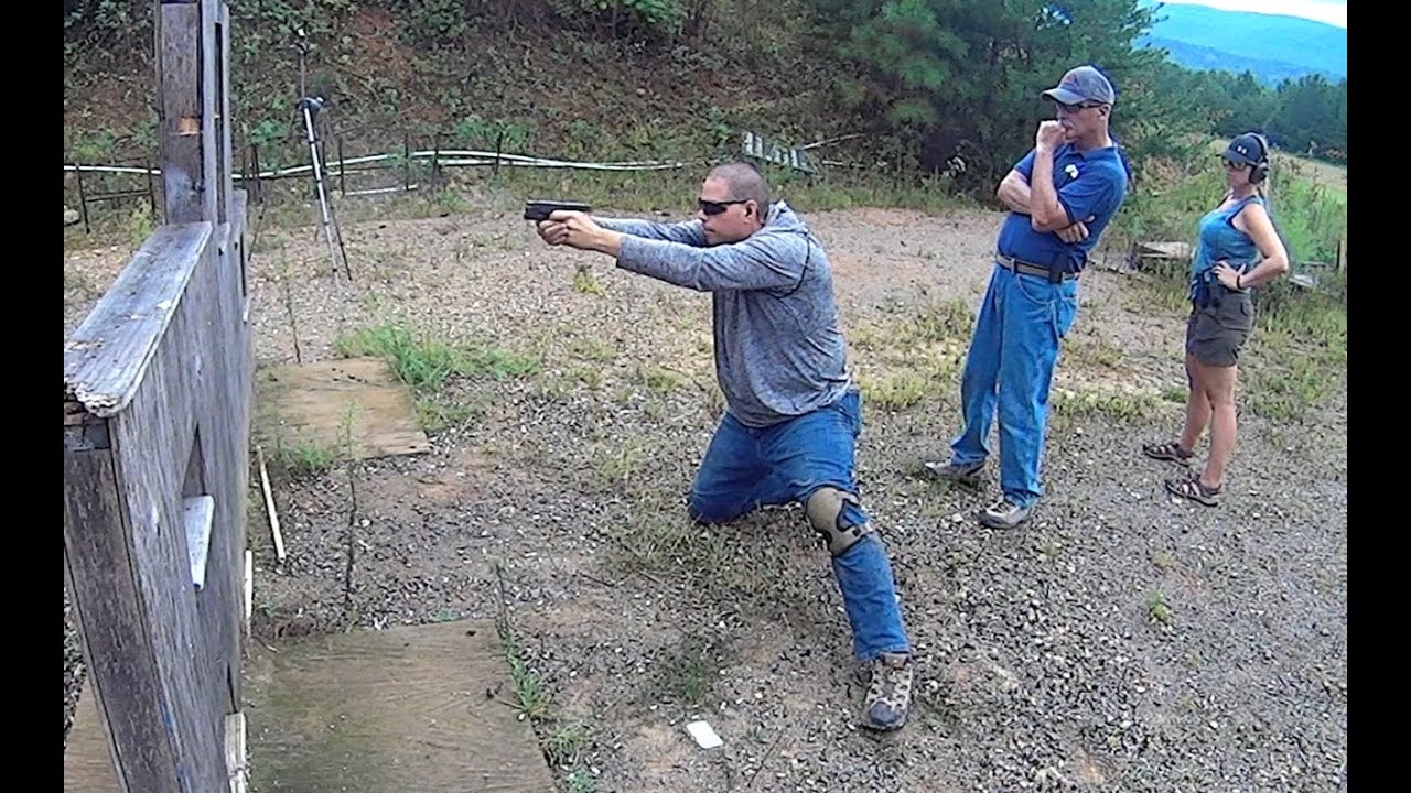 Handgun Combatives: Barrier Shooting Skills - YouTube