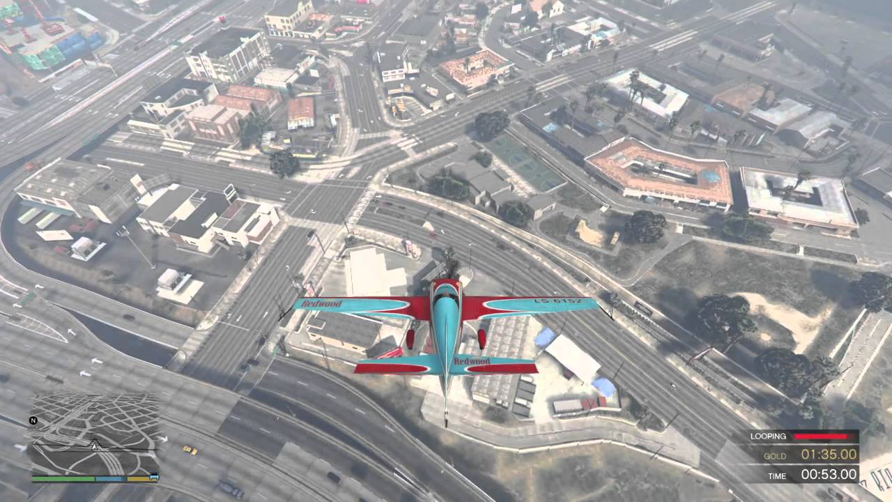 GTA V Loop the Loop mission walkthrough - YouTube