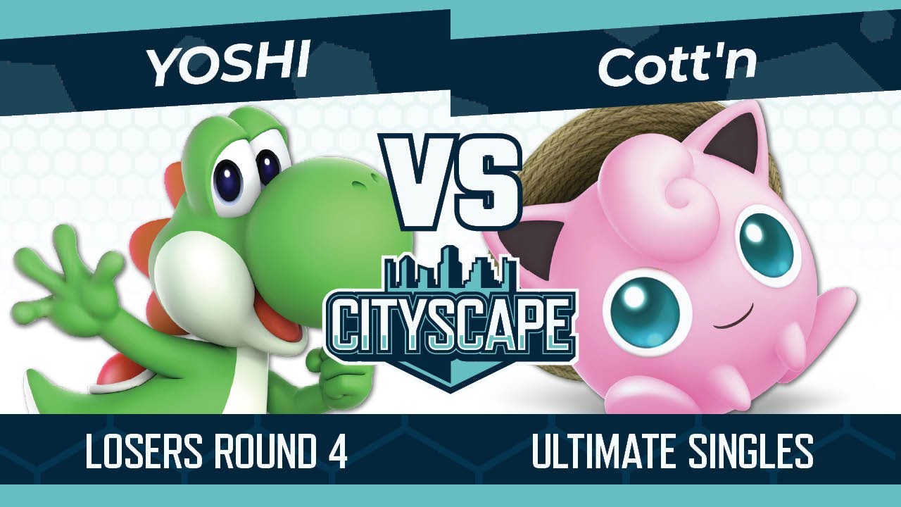 Cityscape 154: YOSHI (Yoshi) vs Cott'n (Jigglypuff) Losers Round 4 ...