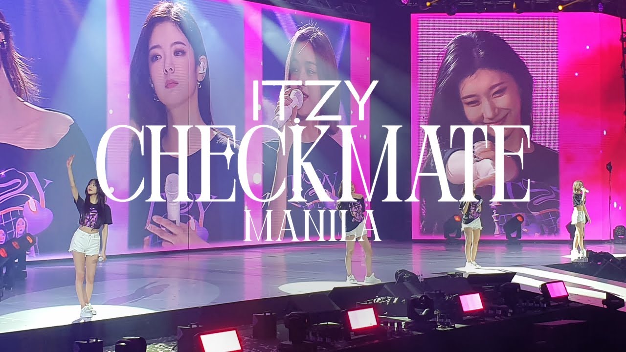 ITZY Live in Manila Checkmate World Tour 2023 VLOG - YouTube