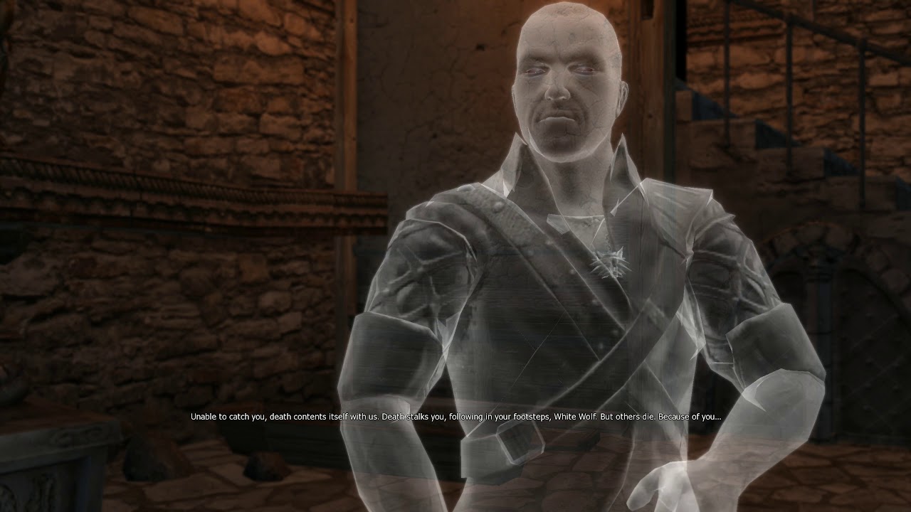 The Witcher: Geralt vs Leo's specter - YouTube