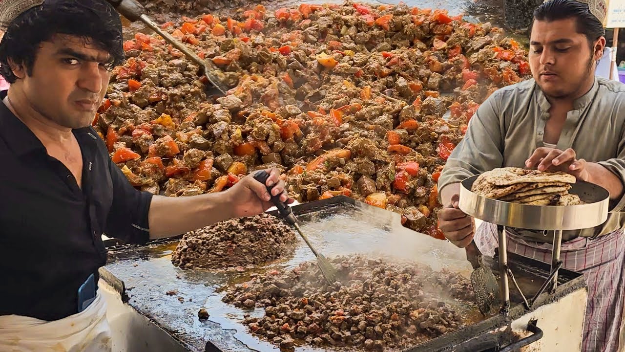 Mutton Tawa Fry Kaleji | Goat Fried Liver Recipe | Peshawari Tawa ...