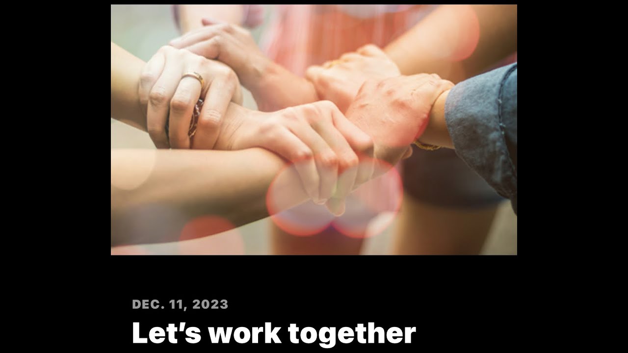 Daily Devotion (Word For You Today) "Let's work together". - YouTube
