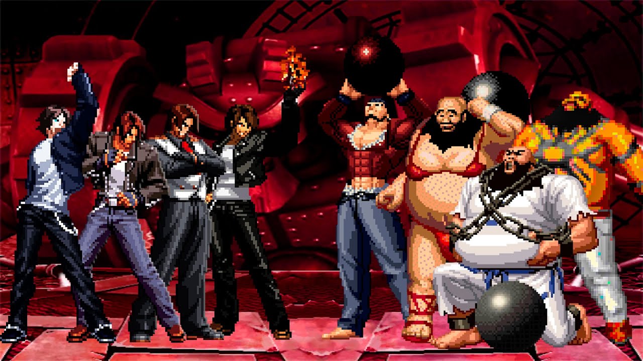 The King of Fighters (MUGEN) | Kyo Kusanagi Team vs Chang Koehan Team ...