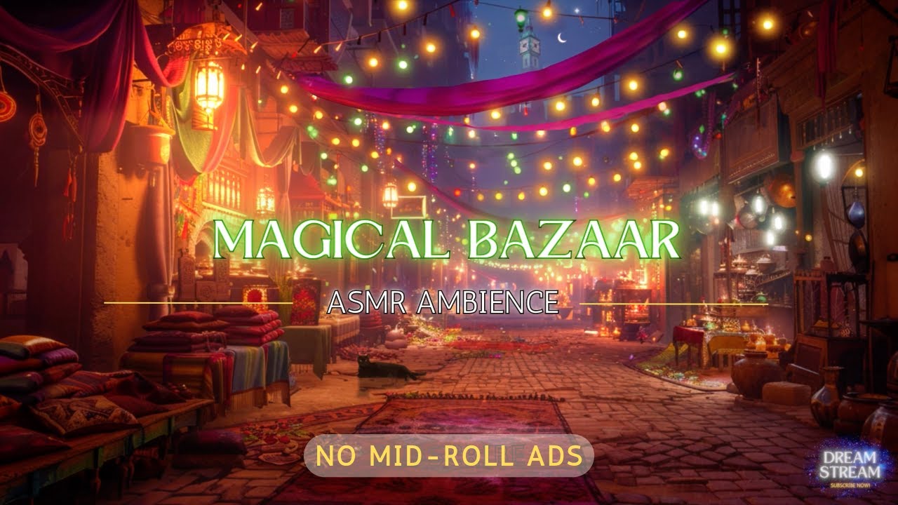 Magical Bazaar, Oriental Market, Crowd Sounds, Fantasy, Music, Ambience ...
