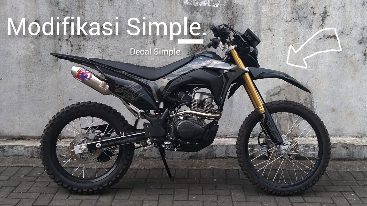 Modifikasi Simple CRF 150L - YouTube
