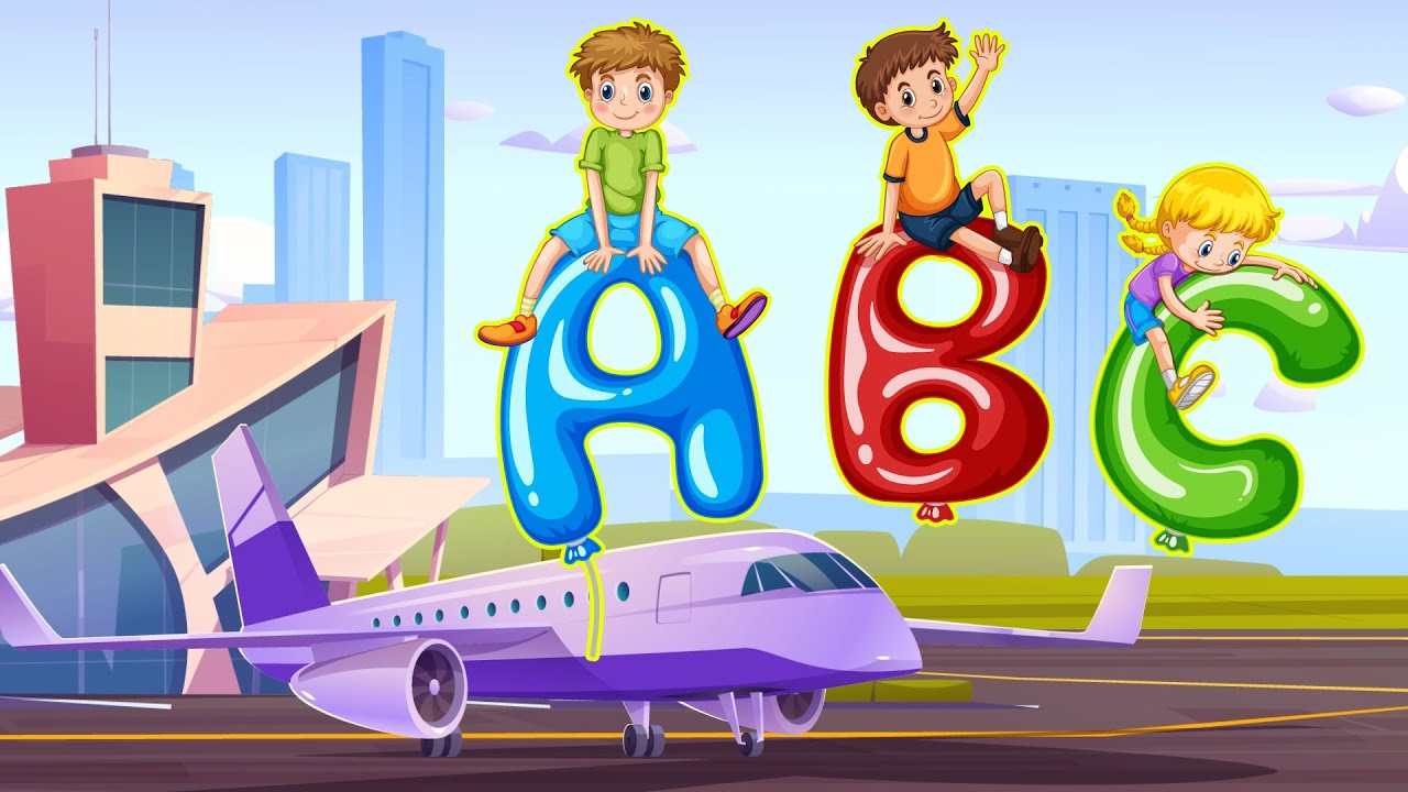 Learn ABC's with Alphabet Sweet Cream Flight | ABC Letters for Kids ...