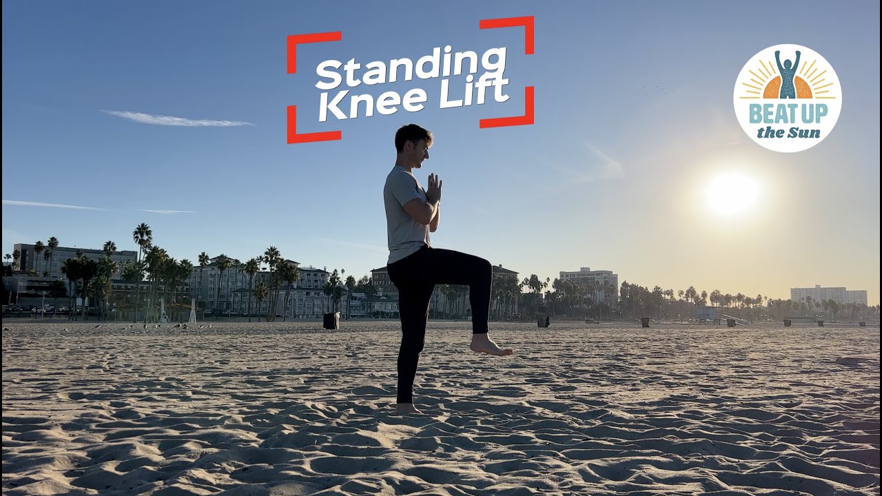 L2-11 Standing Knee Lift - YouTube