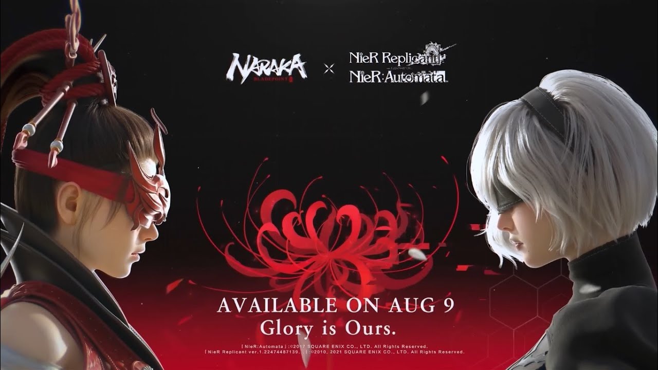Naraka: Bladepoint x Nier Automata Crossover August 9 - YouTube