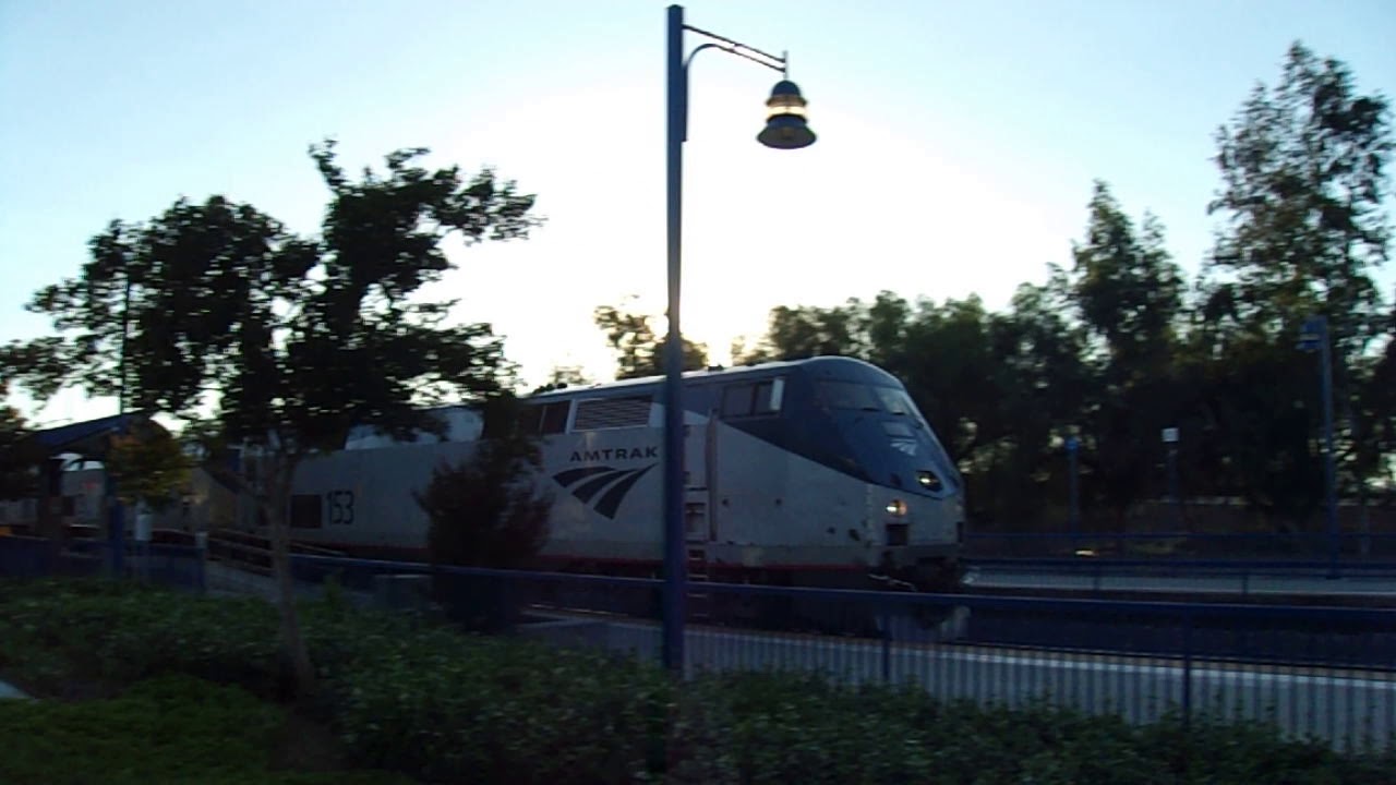 Southwest Chief Amtrak 4 Eastbound (Passenger) Train - Riverside, CA ...