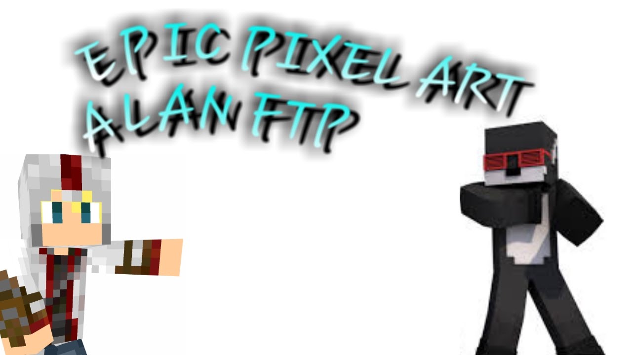 Cómo hacer el pixel art de ALAN PLAY en Minecraft PE - YouTube