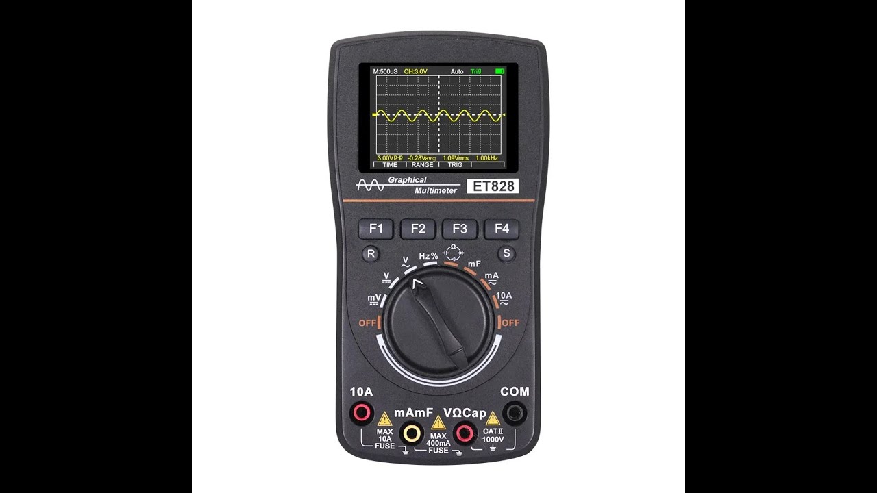 TOOLTOP ET828 Handheld Digital Oscilloscope Multimeter 2 5Msps Sampling ...