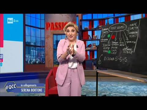 Serena Bortone (Brenda Lodigiani) intervista il giornalista Marco Mazzocchi - QCC 07/02/2021