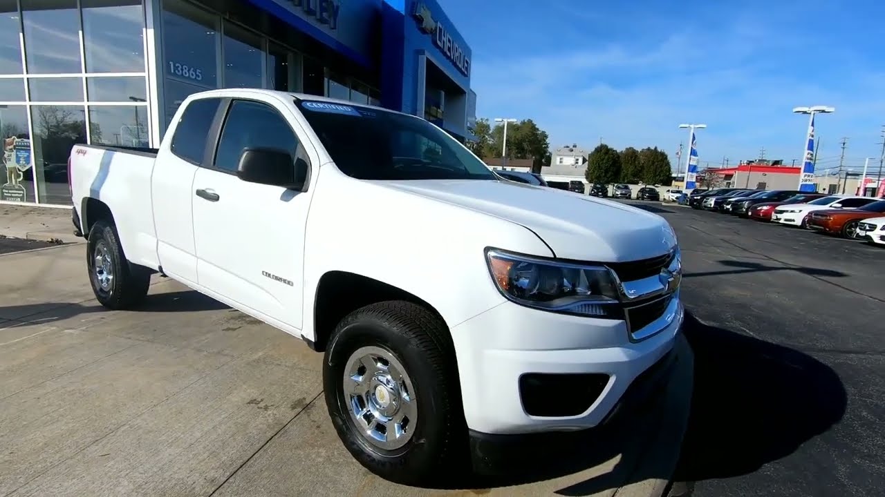 2019 CHEVROLET COLORADO Extended Cab Long Box 4WD WT - Used Truck For ...