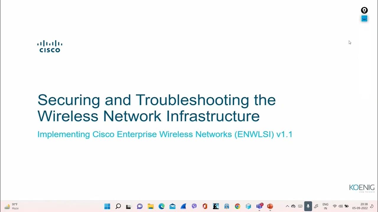 Learn Implementing Cisco Enterprise Wireless Networks (ENWLSI) v1.1 online | Koenig Solutions ...