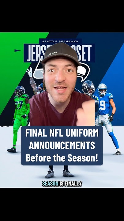 Final NFL Uniform Announcements for the 2025 Season! - YouTube