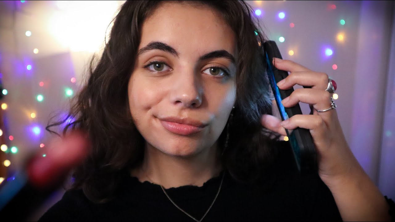 ASMR | On The Phone While Fixing Your Face - YouTube