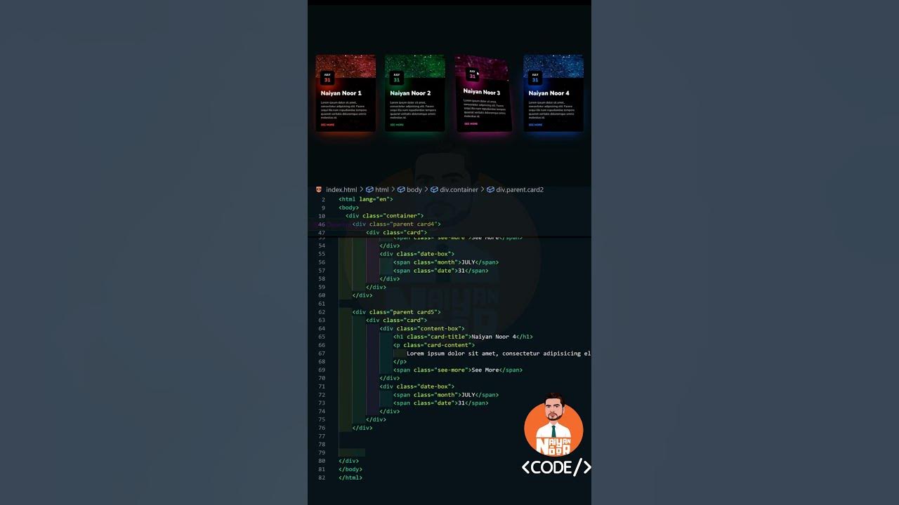 3d Card Build Stunning Layouts Fast With This Css Trick Naiyannoor Codeprojects Python