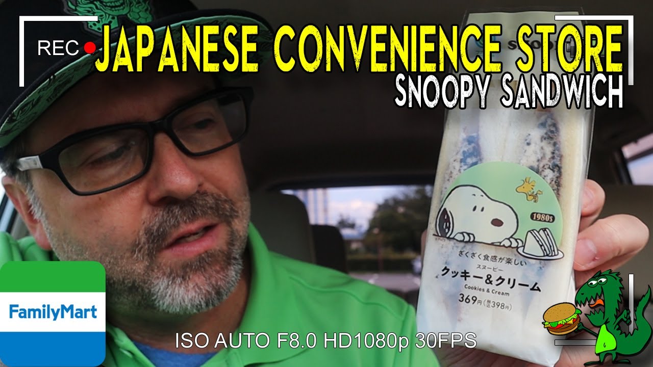 Snoopy Sandwich & Donut at Family Mart | Konbini Quest - YouTube