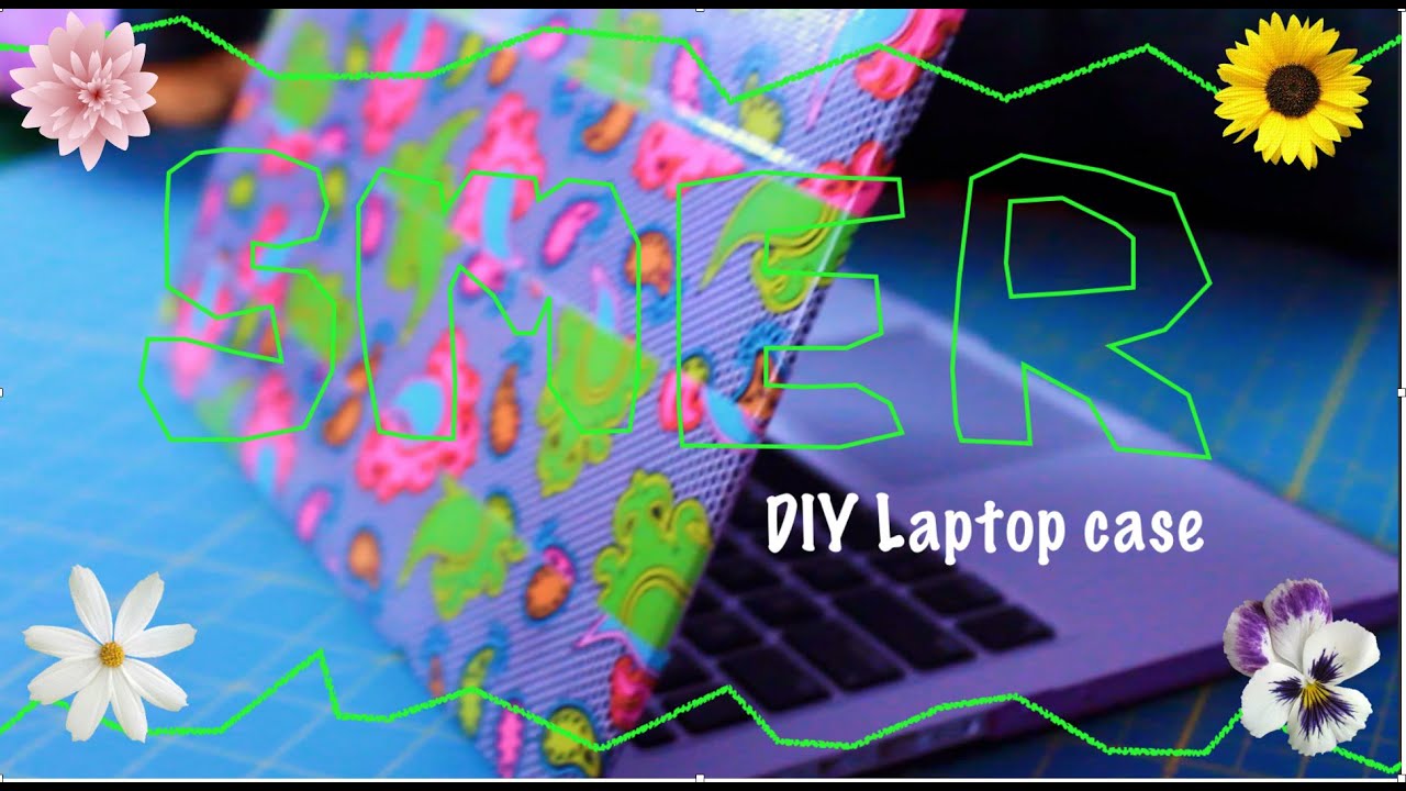 DIY laptop case - YouTube