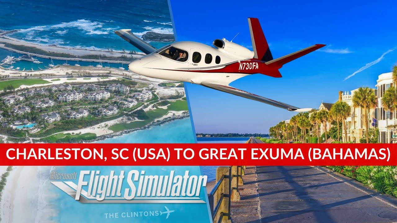 SF50 Cirrus Vision flight from Charleston SC (KCHS) to Great Exuma ...