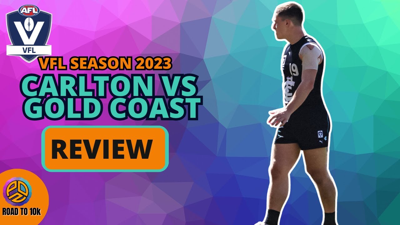 VFL 2023 Season | Round 21| VFL Wrap up vs Gold Coast Suns - YouTube