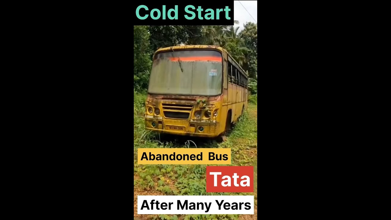 Cold Start Abandoned School Bus After 6 Years ‼️ - YouTube