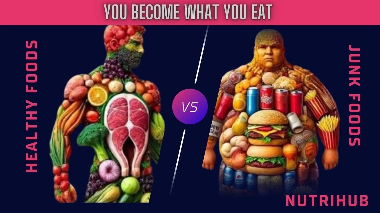 You Become What You Eat | Healthy vs. Junk Food - YouTube