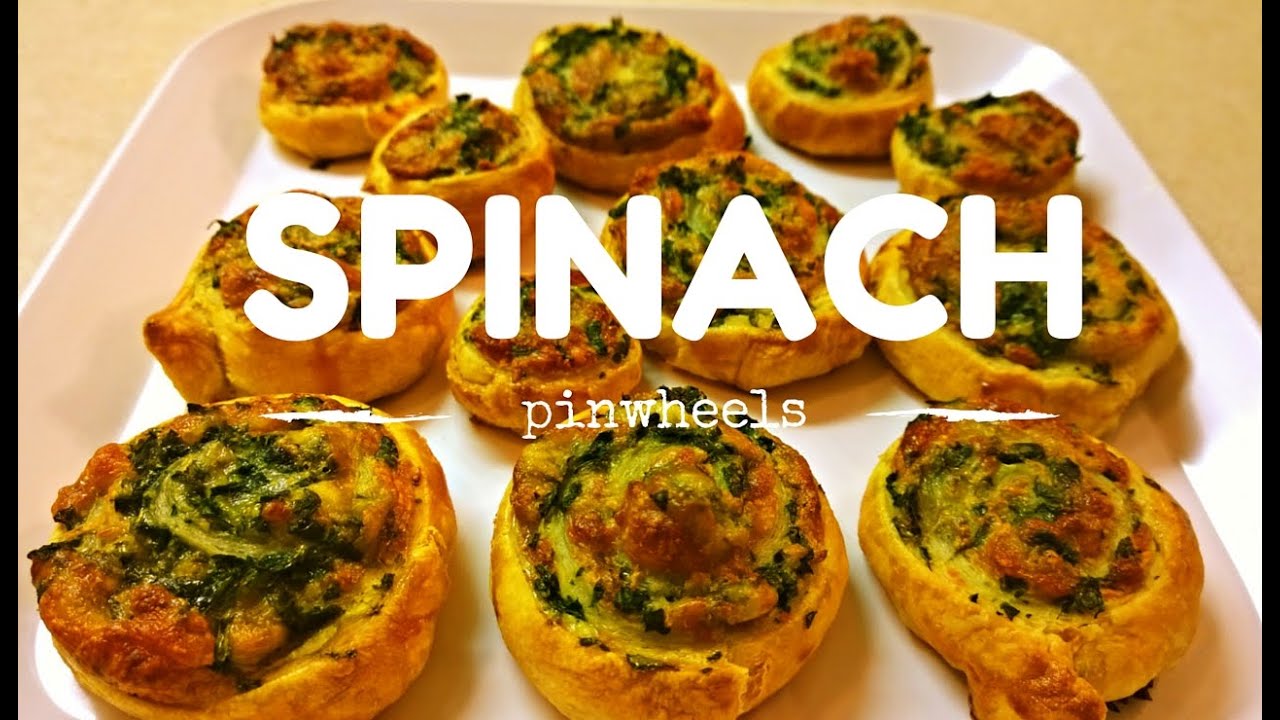 How to make Spinach Pinwheels from Puff Pastry Sheets| Spinach Swirls ...