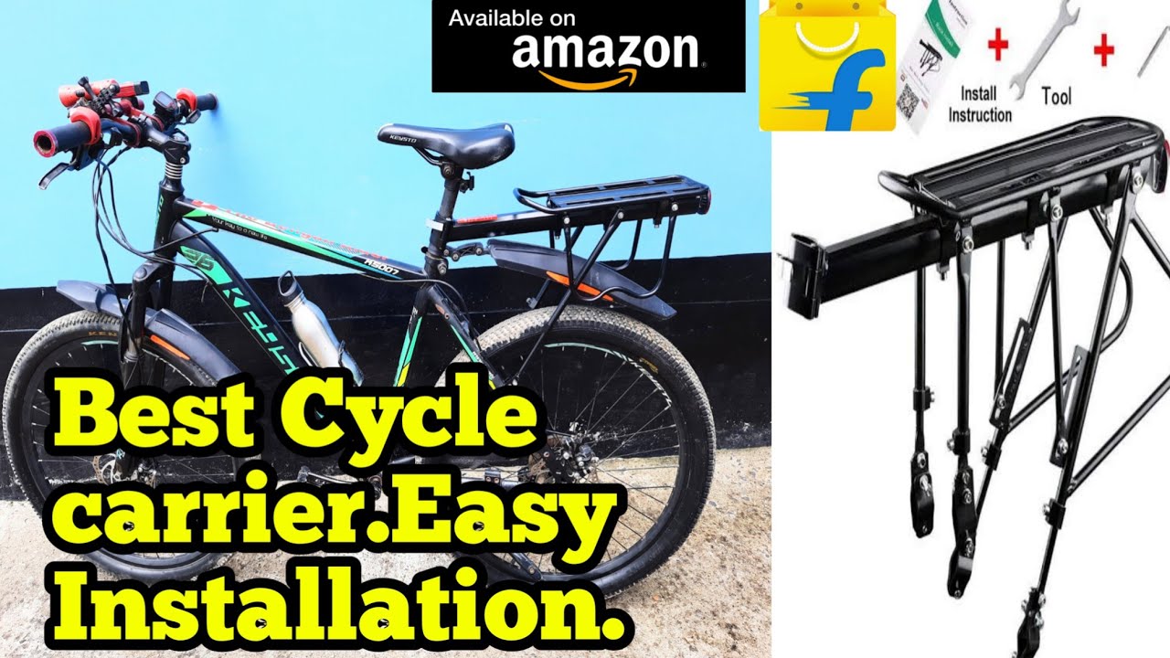 সাইকেল এ নতুন carrier লাগলাম,কত দাম ?।How to install Bicycle carrier ...