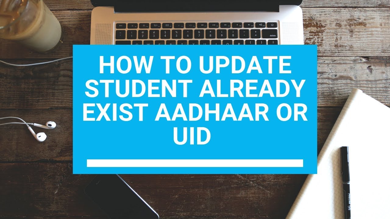 How to update already exist student UID or aadhaar | By MISHelp.in ...