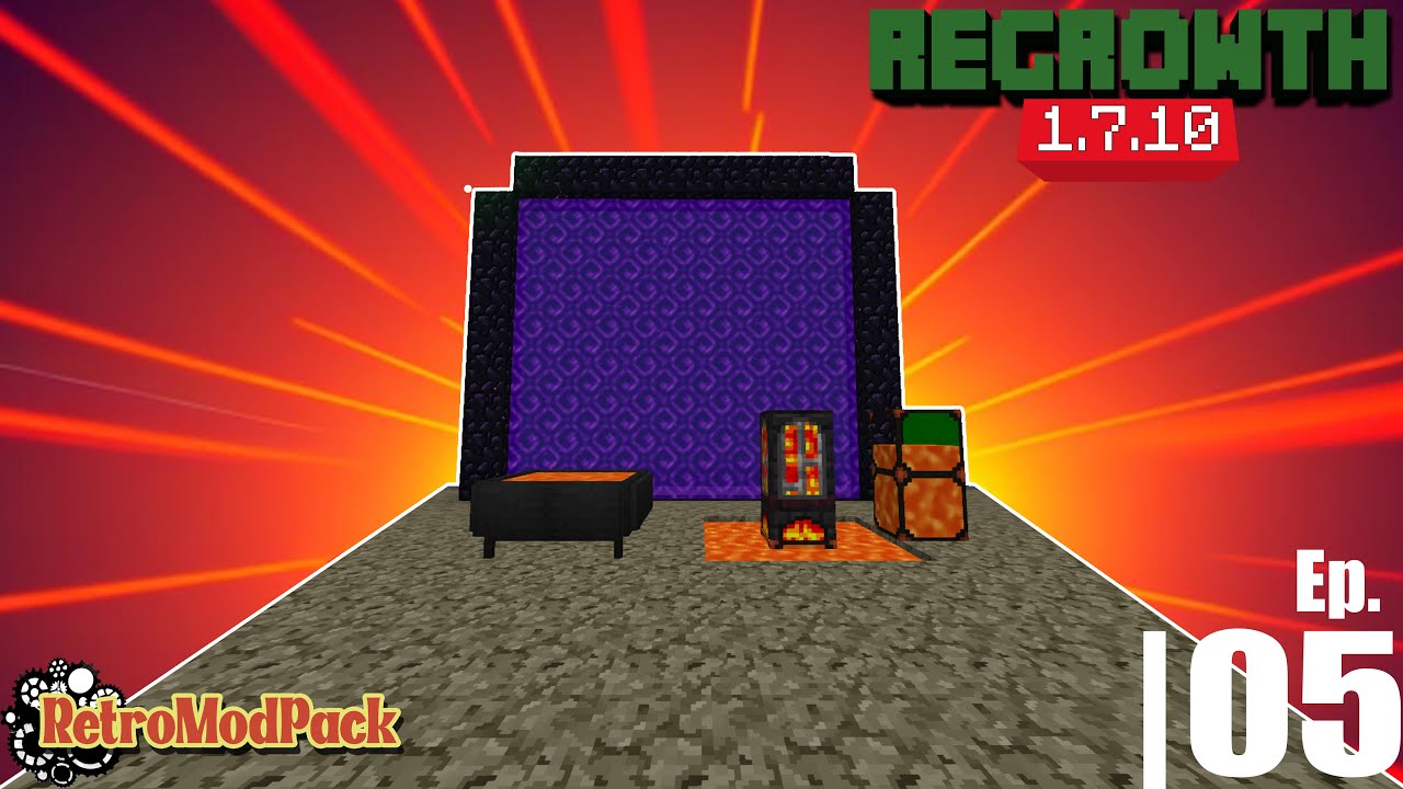 Rumbo al Nether 1.7.10 | Serie Modpack Retro | Regrowth! 05 - YouTube